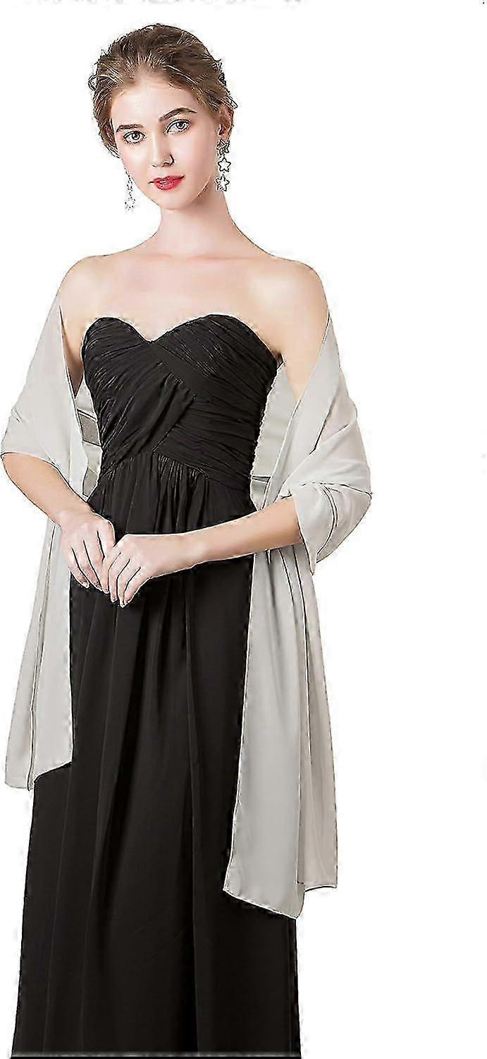 Soft Chiffon Scarfs Shawls And Wraps For Evening Dresses Wedding Shawl ...