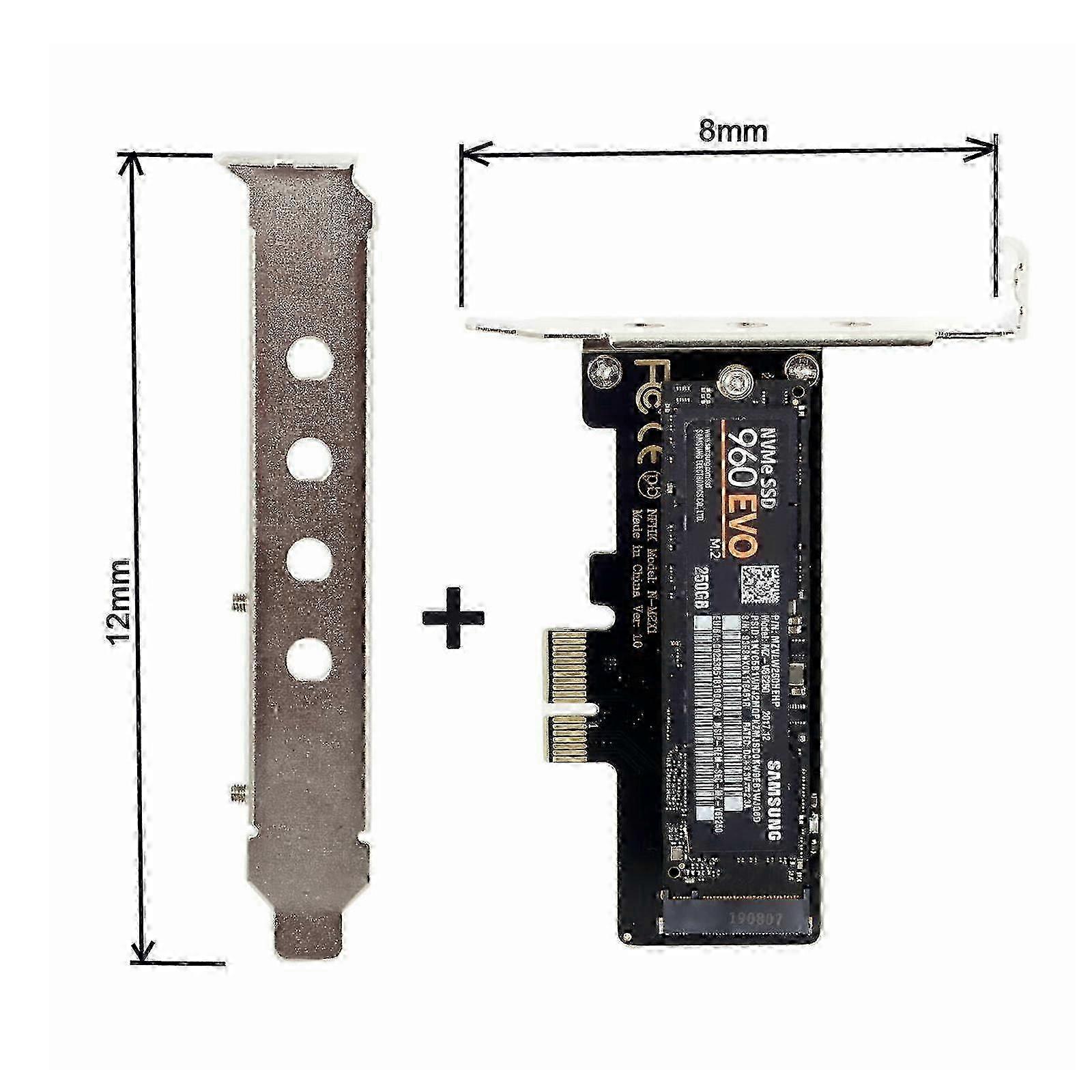 2025 PCI-E 3.0 x1 Lane to M.2 M-Key SSD Nvme AHCI PCI Express Adapter ...