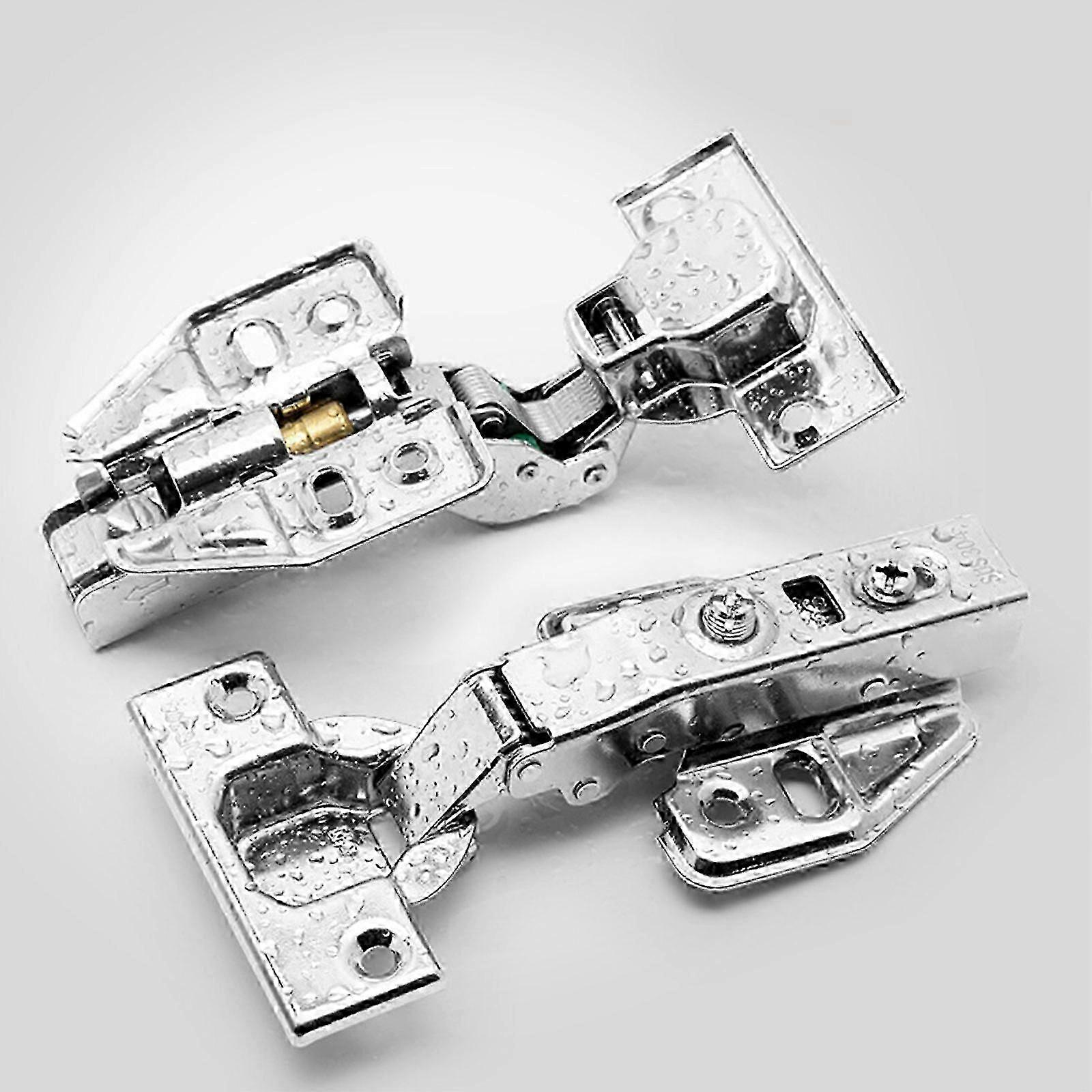 10pcs Door Hinge Cabinet Cupboard Hinges Soft Close Full Overlay ...