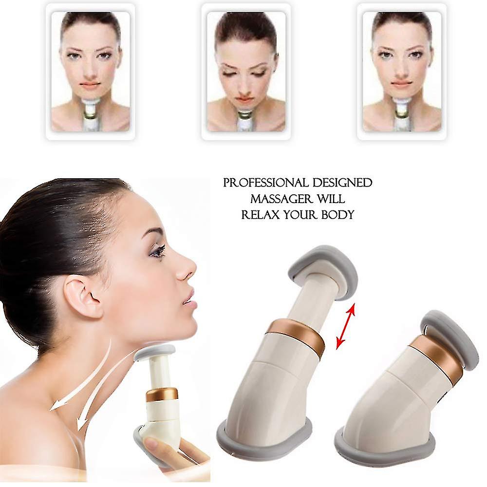 Neckline Slimmer & Toning Massager System, Double Chin Remover Facial ...
