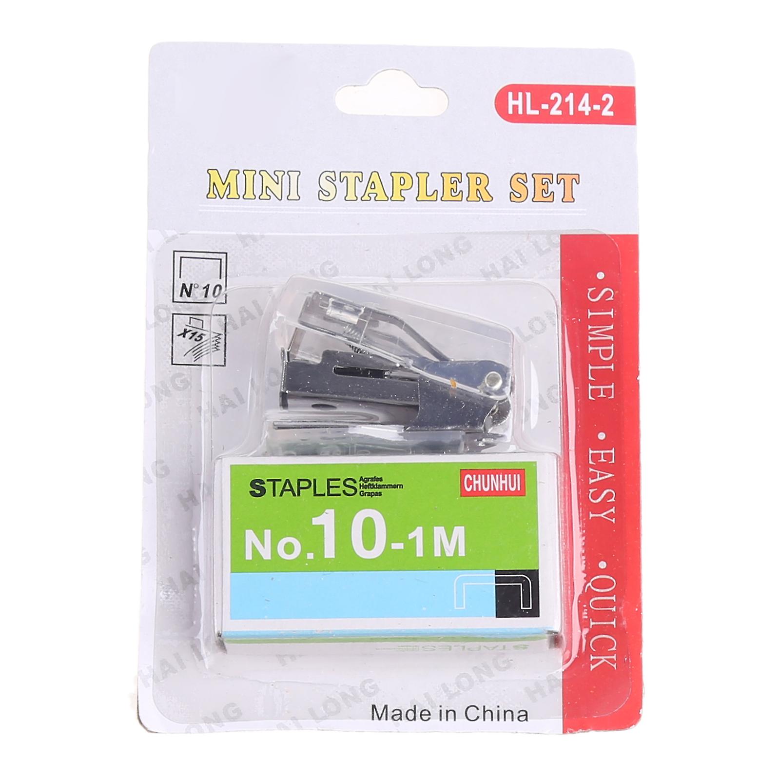 Mini Office Stapler with 10# Staple Small Hand Stapler Never Jam Office ...