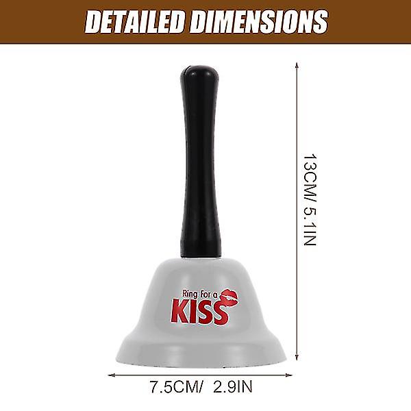 Ring For A Kiss Bell Portable Hand Bell Wedding Cheering Bell Novelty ...