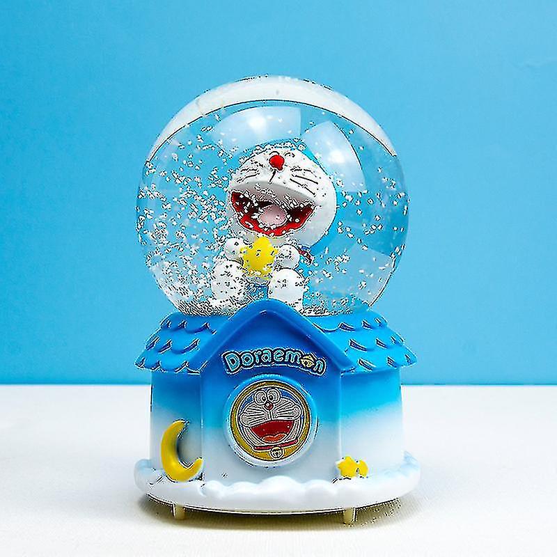 Crystal Music Box, Cartoon Lovers Crystal Ball Resin Ornaments Girl ...