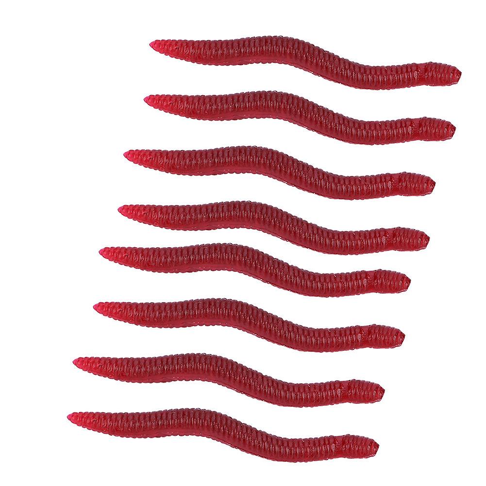4cm Soft Fishing Lures Artificial Insects Earthworm Bloodworm Bait Sea ...