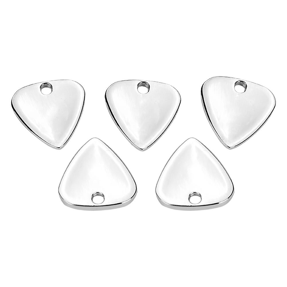 Metal Guitar Pick Plectrum Set of 5 for Musical Instruments Accessories ...