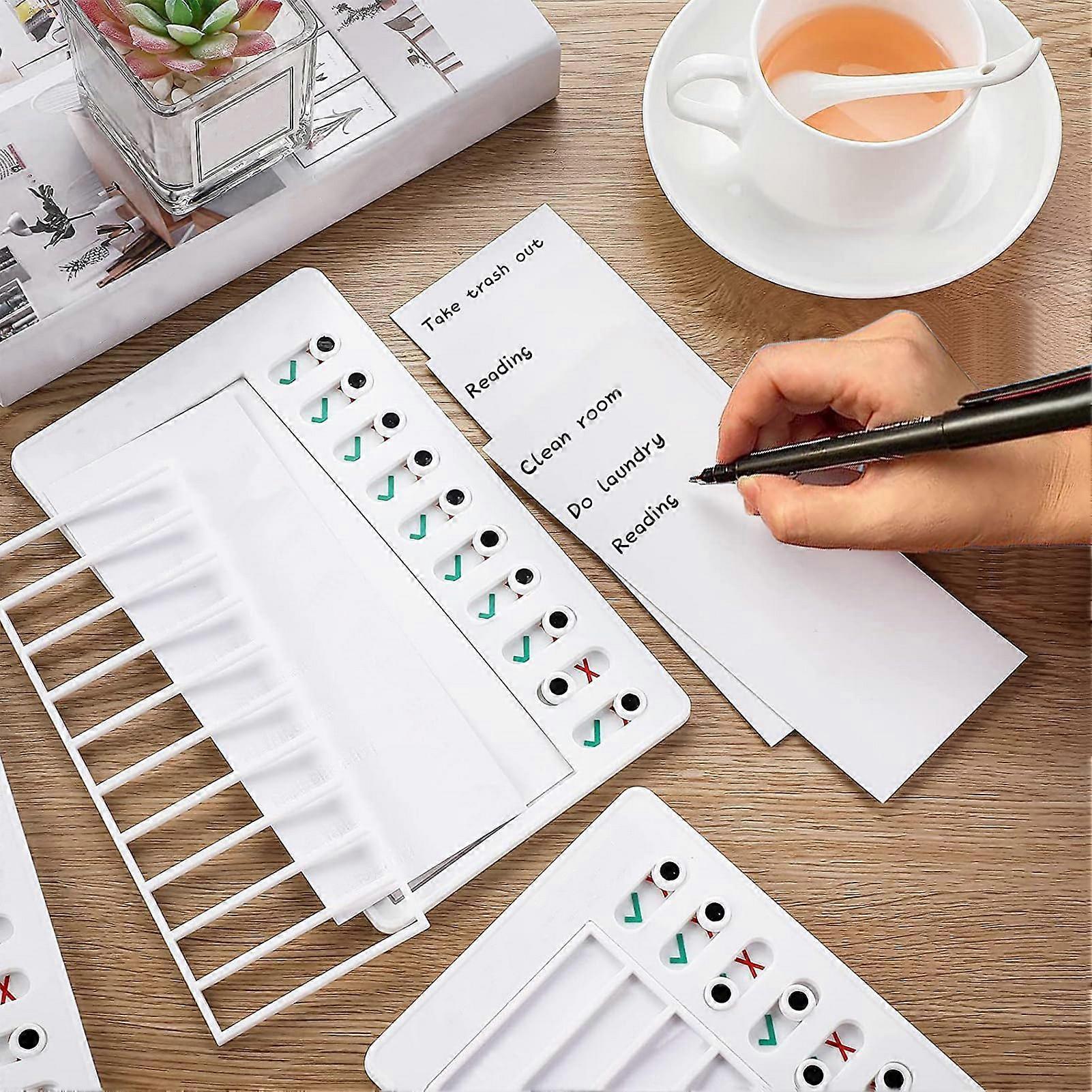 2/4Pcs Note Message Checklist Kids Chore Chart To Do List Board ...