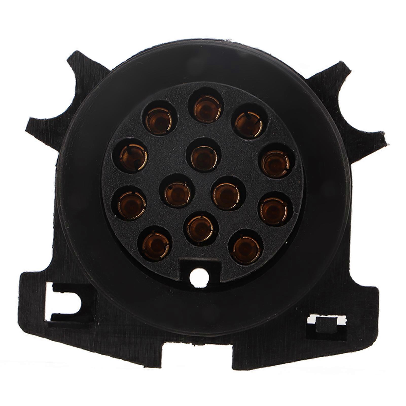 13 Pin Trailer Socket 12V Aluminum Alloy Female Trailer Connector for ...