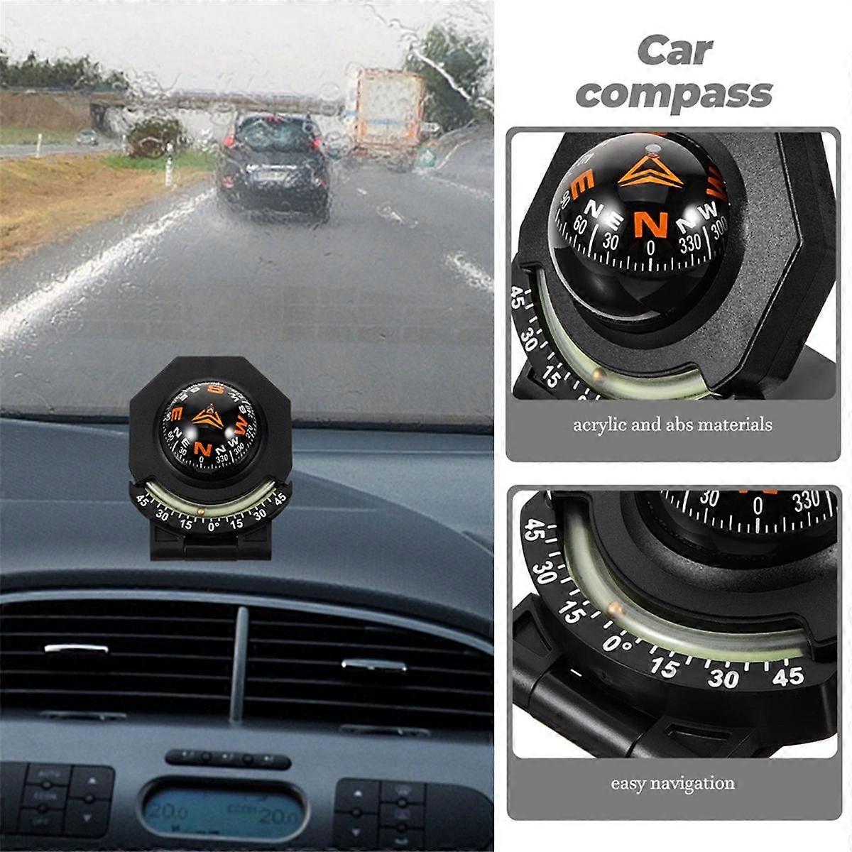 Car Compass Ball Shaped Variable Navigation Dashboard Car Compass ...