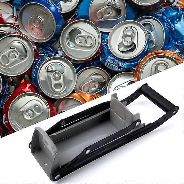 Built-in can crusher & bottle opener; beer can press with lever a Elik ...
