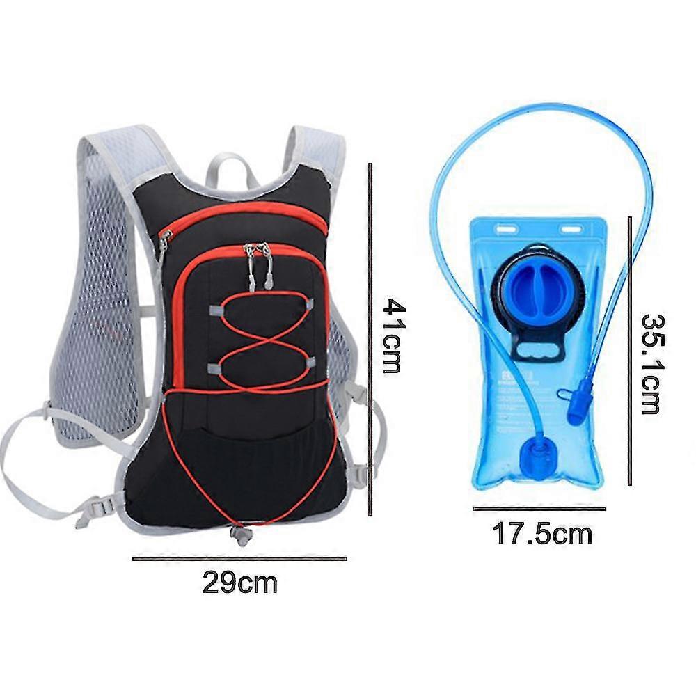 Hydration Backpack With 2l Bpa Free Water Bladder,water | Fruugo UK