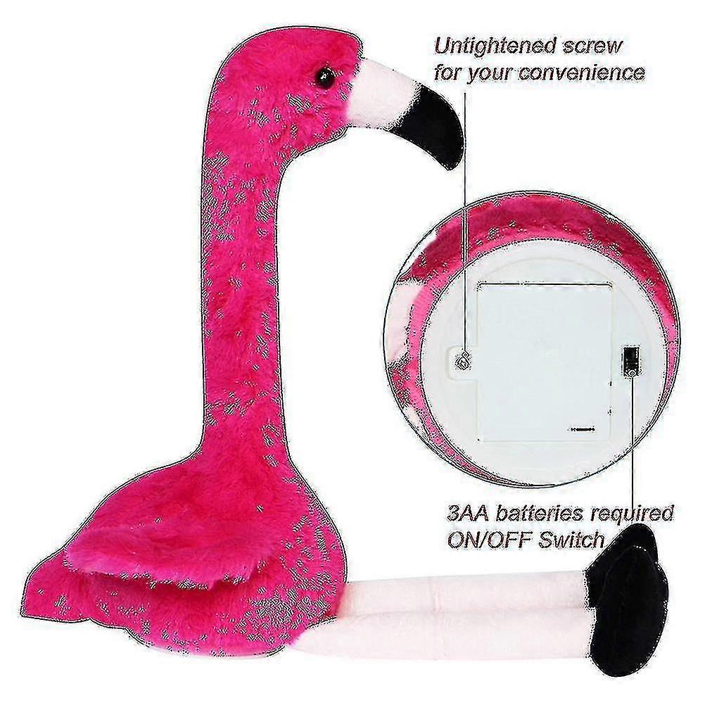 Flamingo Plush Dancing Toy Electric Flamingo Stuffed Toy Talks And ...