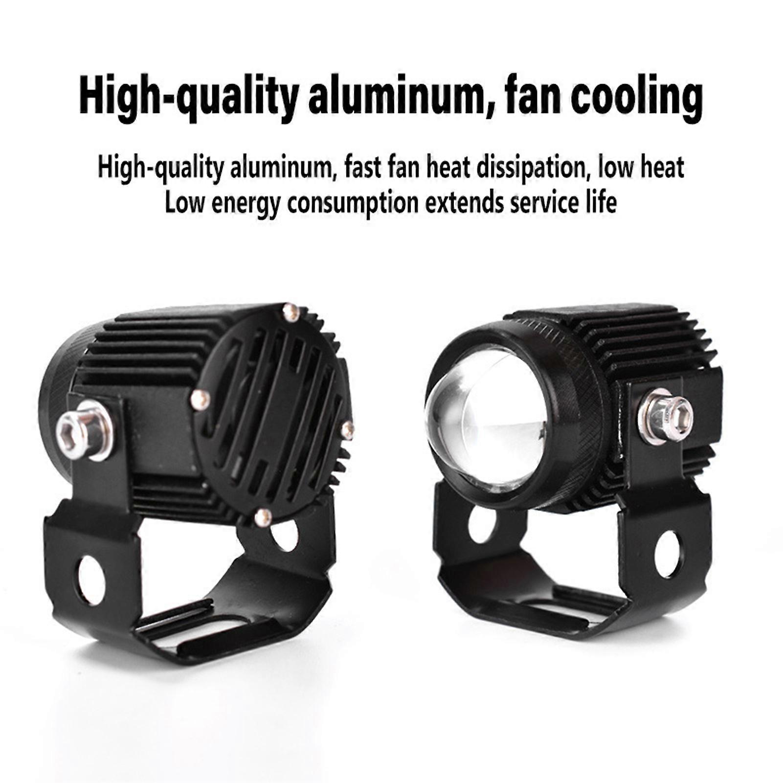 Universal 12V Mini Projector Lens Led Headlihgt Fog Driving Light Spot ...