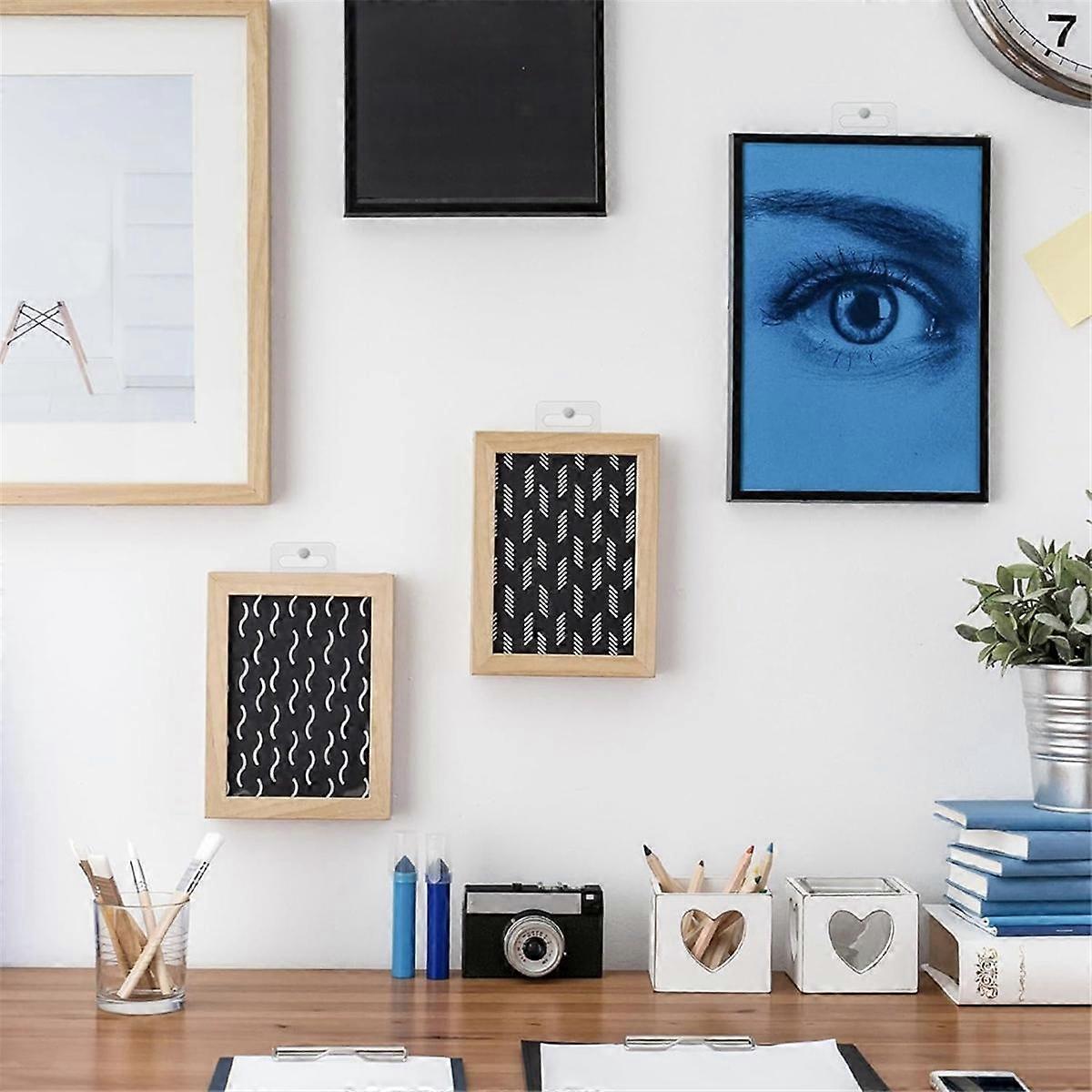 Hang Tabs, 200 Pcs Clear Sticky Hanging Tabs Slot Hole Self Adhesive ...