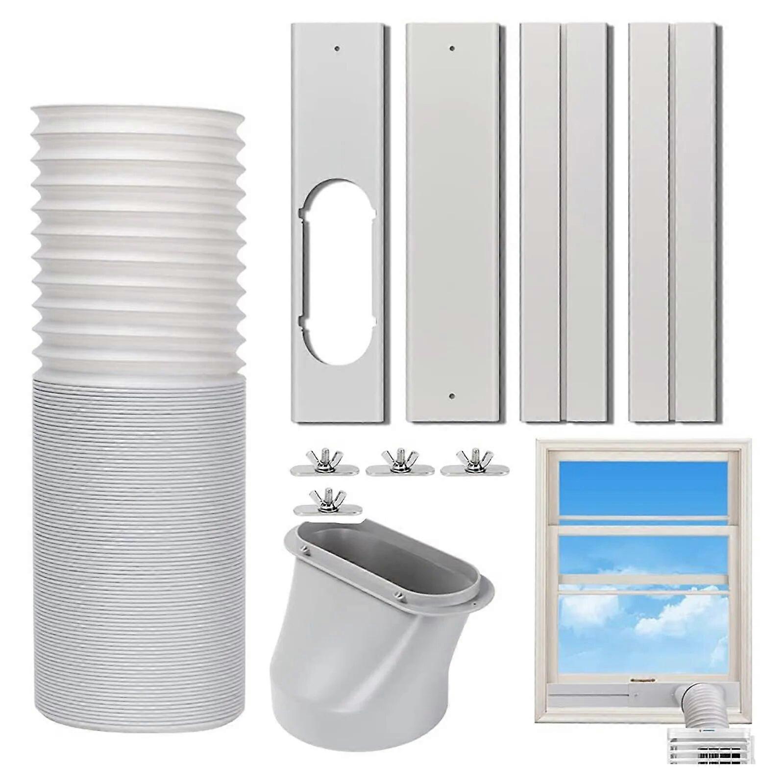 Air Conditioner Window Vent Exhaust Hose Fittings Exhaust Pipe Slide ...