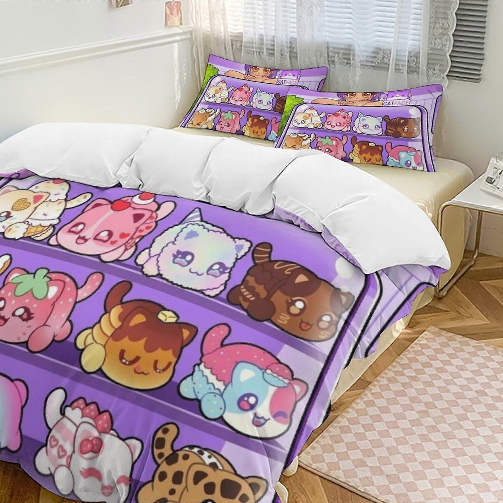 v58 Aphmau 2 Bed Duvet Cover Microfiber Bedding Sets Lightweight 3 ...