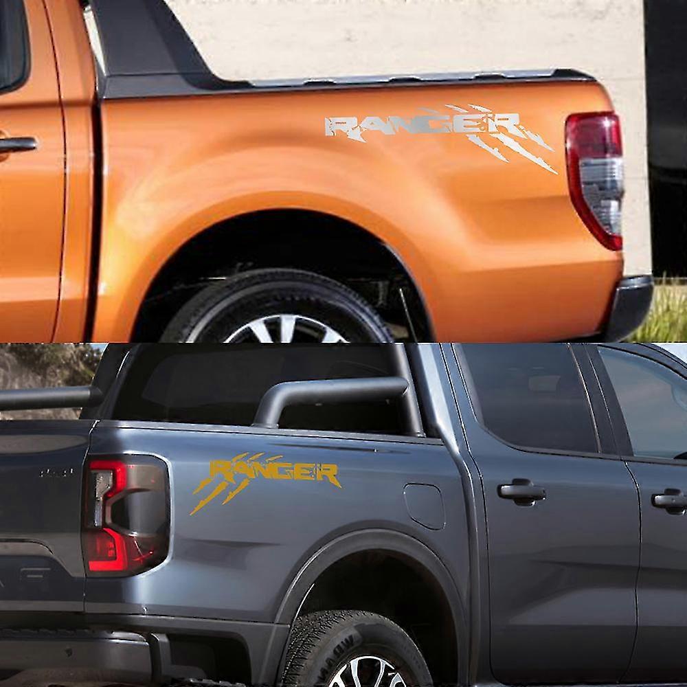 Pickup Box Side Stickers For Ford Ranger Raptor Car Decals Truck Rear ...
