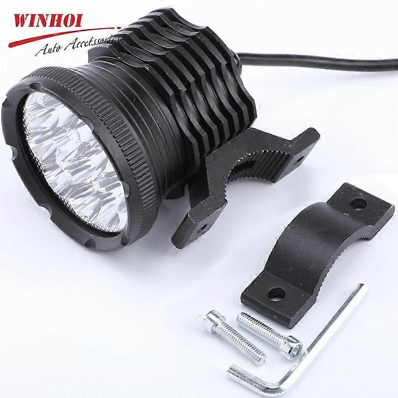 12 LED Motorcycle Headlight High Flash Beam Auxiliary LED Motorcycle ...