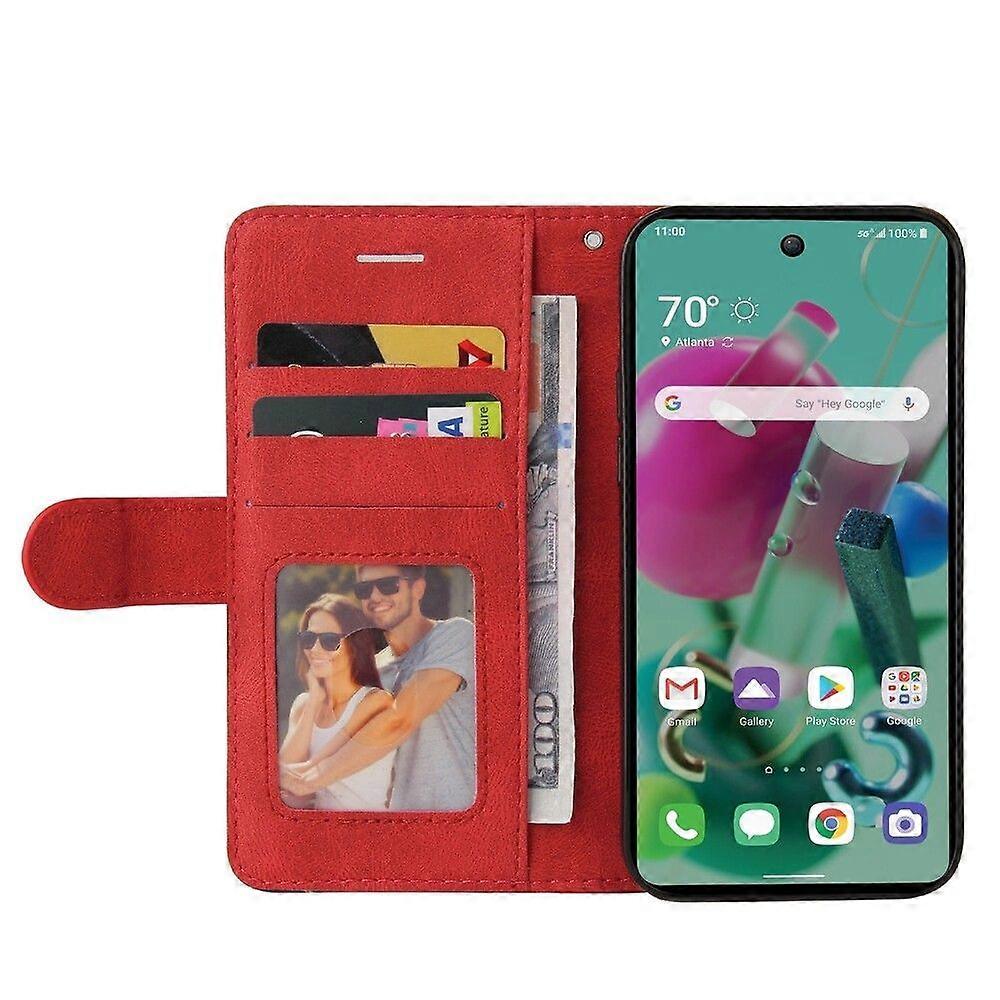 Case for LG K92 5G Leather Wallet Book Flip Folio Stand View Cover ...