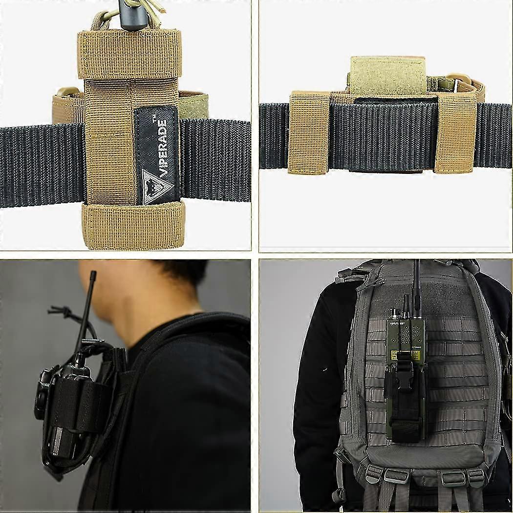 Outdoor Walkie Talkie Bag Radio Holster Wireless Tactical Radio Bag ...