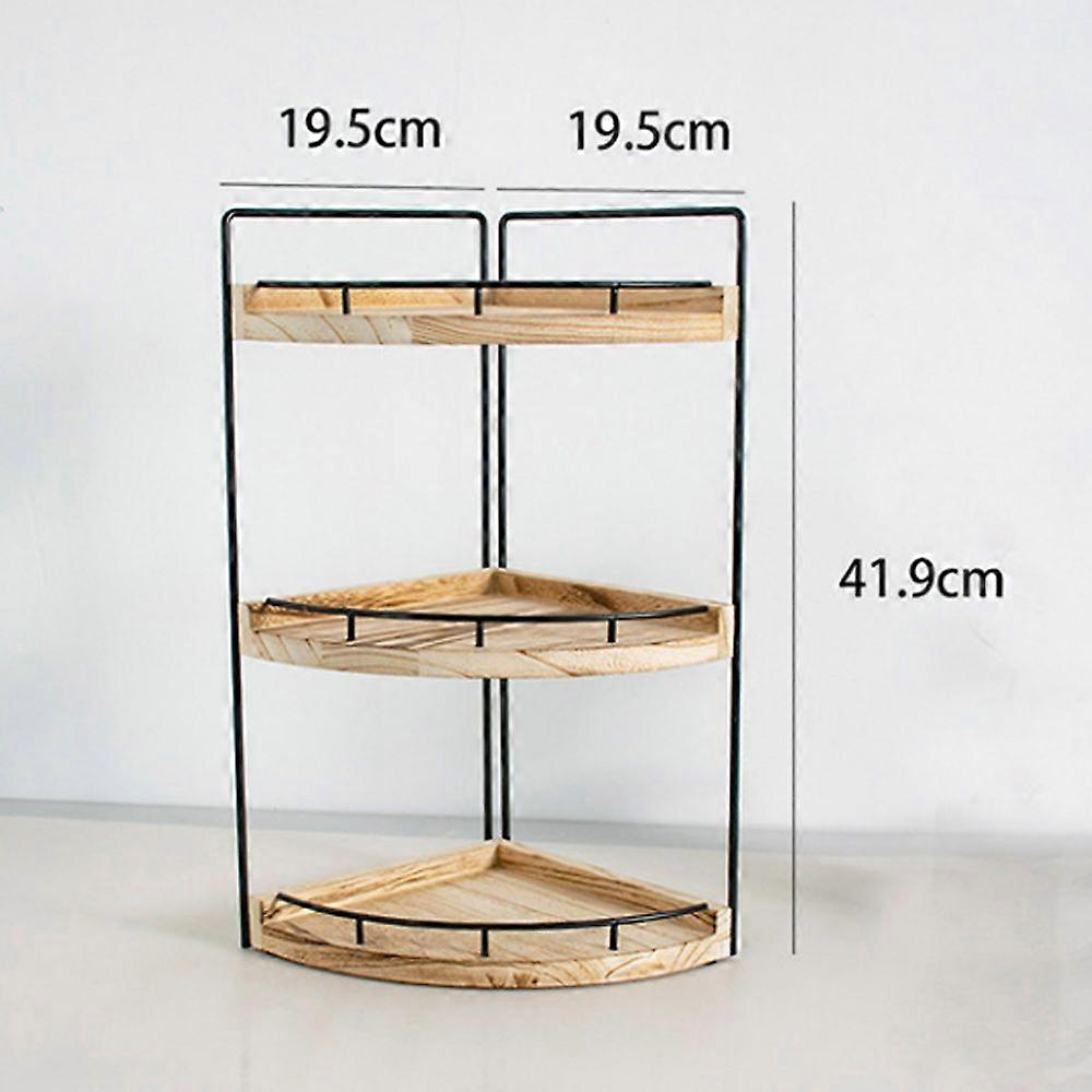 2-Tier Bathroom Counter Organizer Counter Corner Shelf Strong Load ...