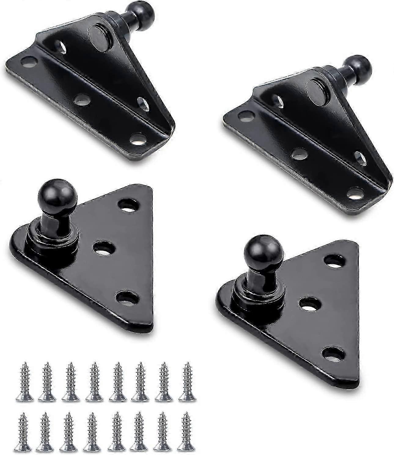10mm Ball Stud Mounting Brackets - 2 L-type & 2 Flat-type with 16 ...