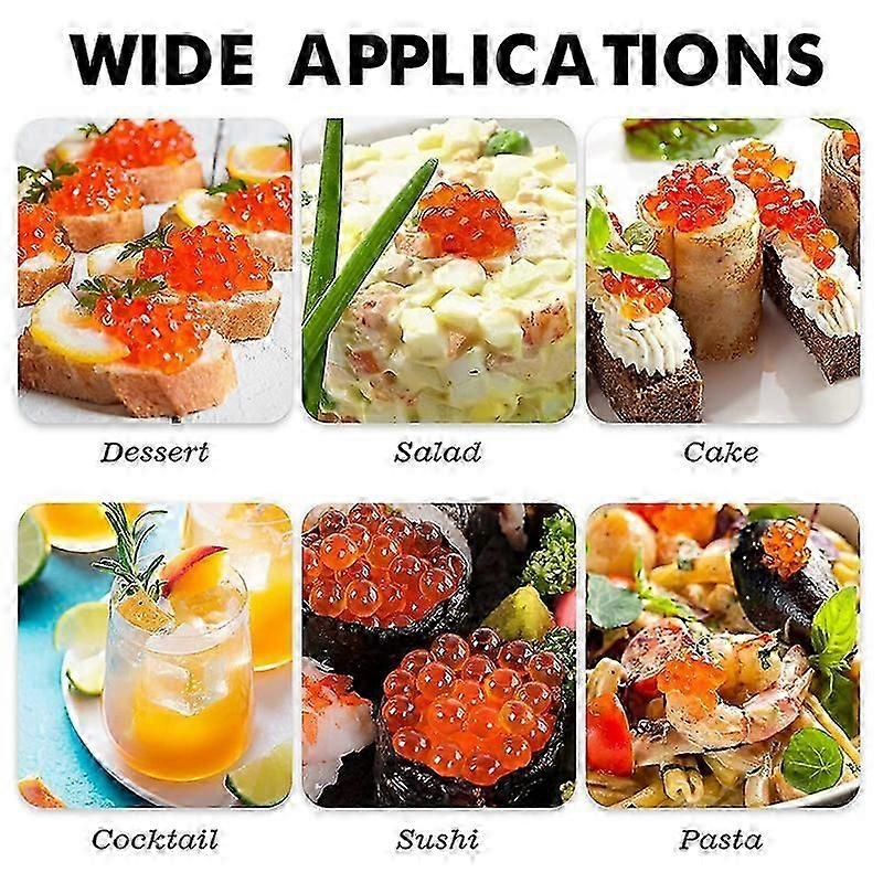 Molecular Gastronomy Kit Caviar Maker Box Spherification Dropper 96 ...