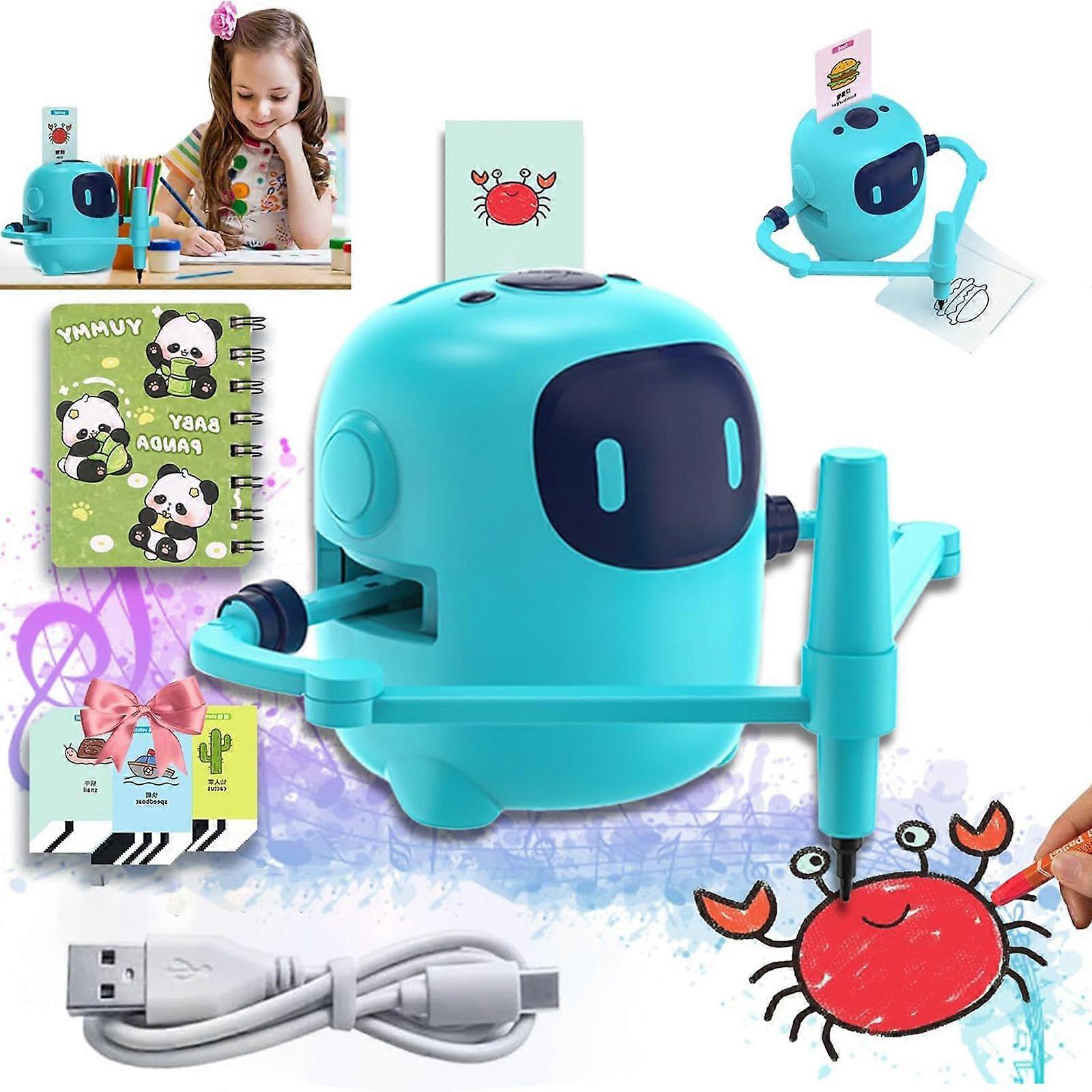 Smart Drawing Robot for Kids, Art Robot for Kids with 100 Drawing Cards ...