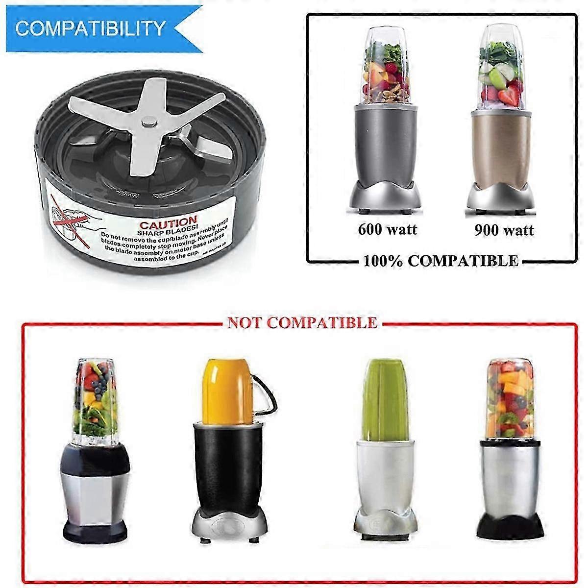 2 Pack Juicer Blades for Nutribullet 600W / Pro 900W Extractor | Fruugo UK