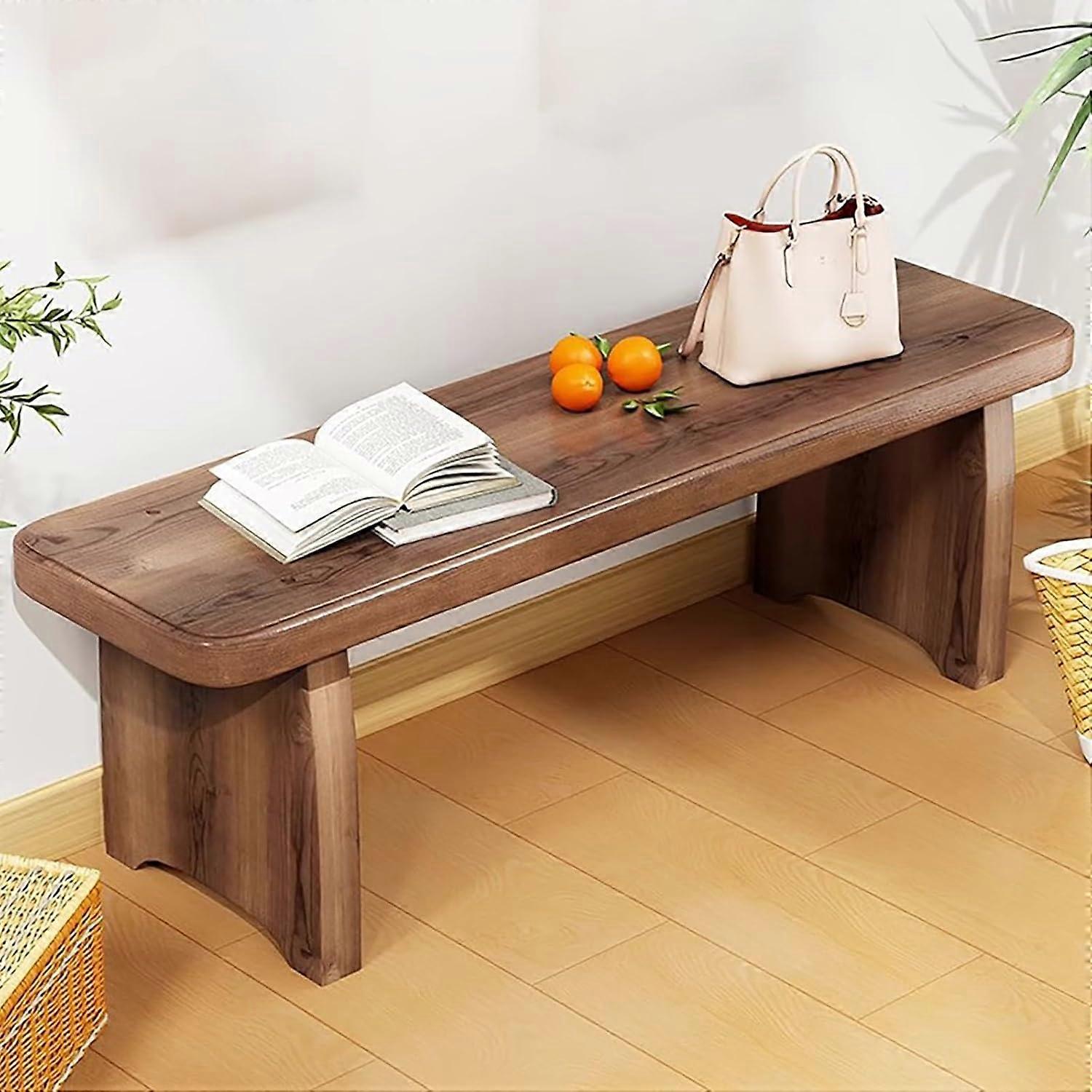 Solid Wood Bench Wide Entrance And Dining Bench 120 x 20 x 35 Cm ...