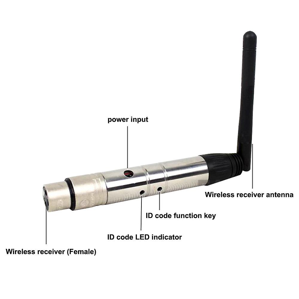 Dmx512 Dfi Dj Wireless Receiver Transmitter 2.4g For Led Stage Light ...