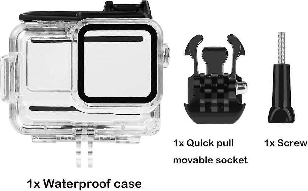 For Insta360 Ace Pro PULUZ 60m Underwater Waterproof Housing Case with ...