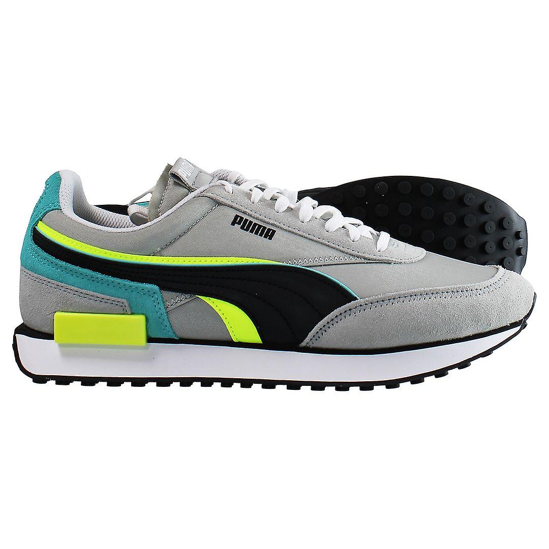 Puma Future Rider Double Lace-Up Grey Synthetic Mens Trainers 380639_01 ...