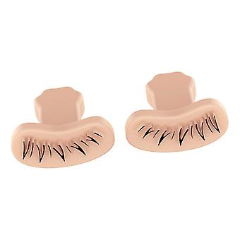 2x razítka na řasy šablona s rukojetí líné DIY spodní řasy šablona na ...