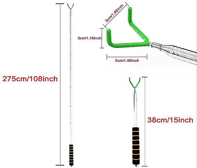 Disc Golf Retriever Telescoping Disc Golf Grabber Durable Stainless ...