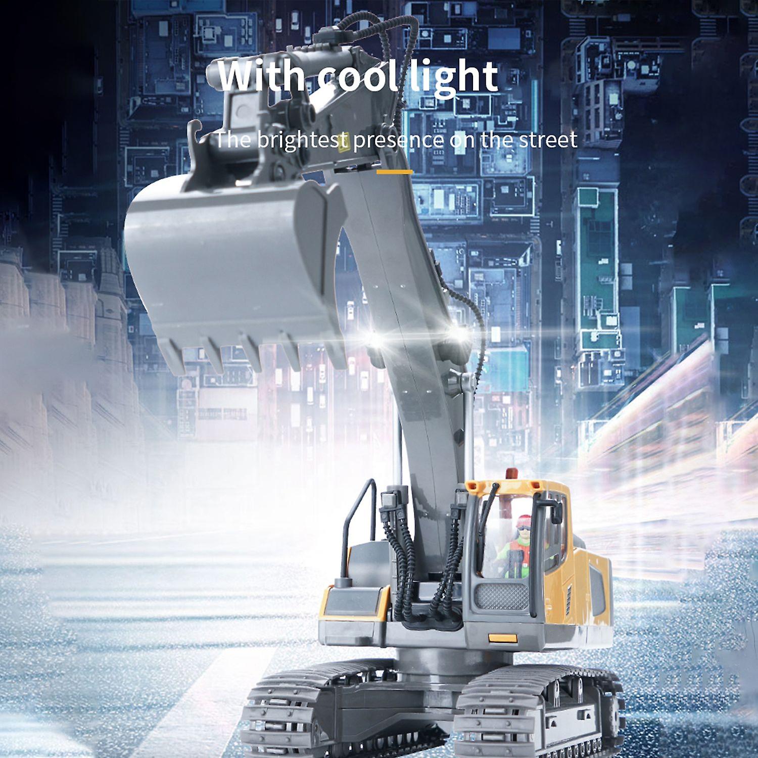 RC Excavator 1/20 2.4GHz 11CH RC Construction Truck Engineering ...