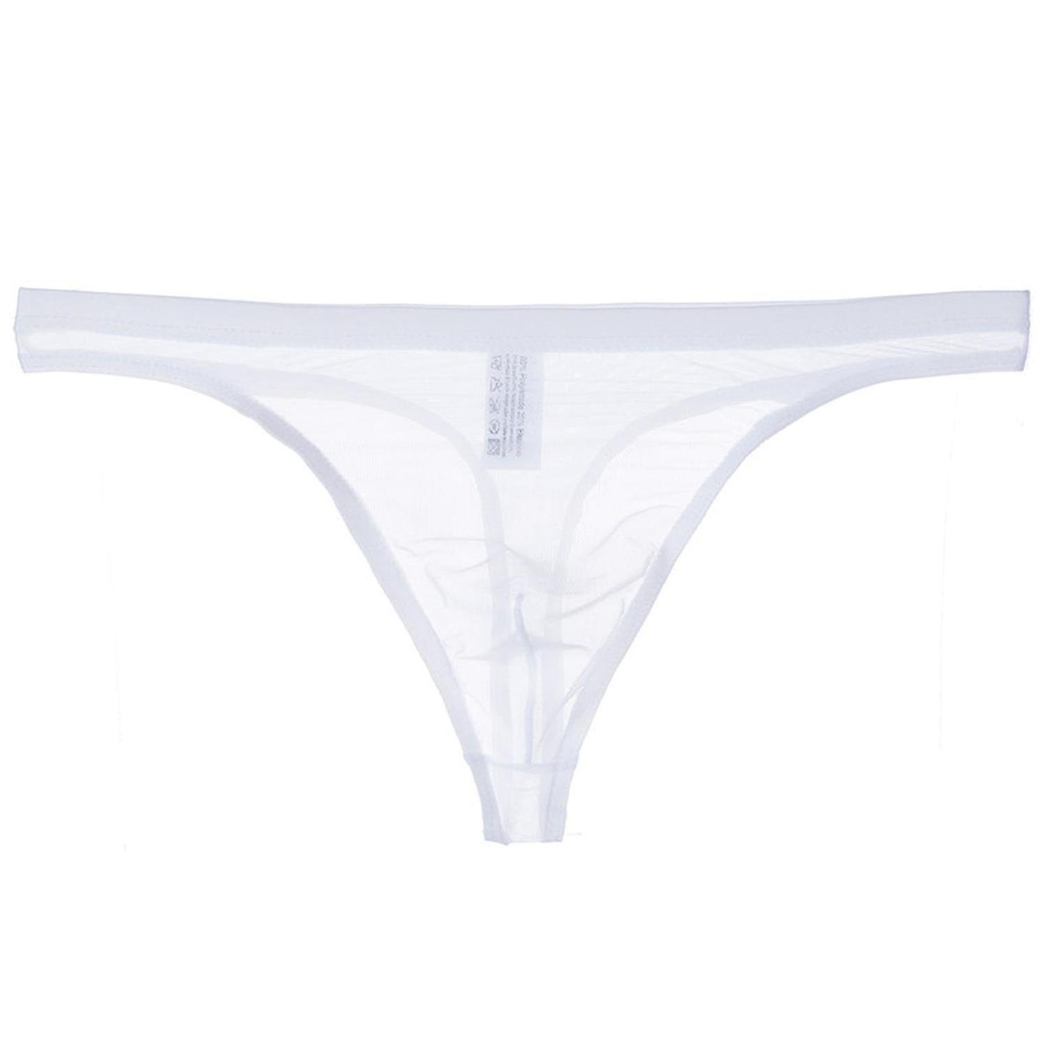 Men G-string See-through Mesh Slim Fit Transparent Thin Anti-septic Low ...