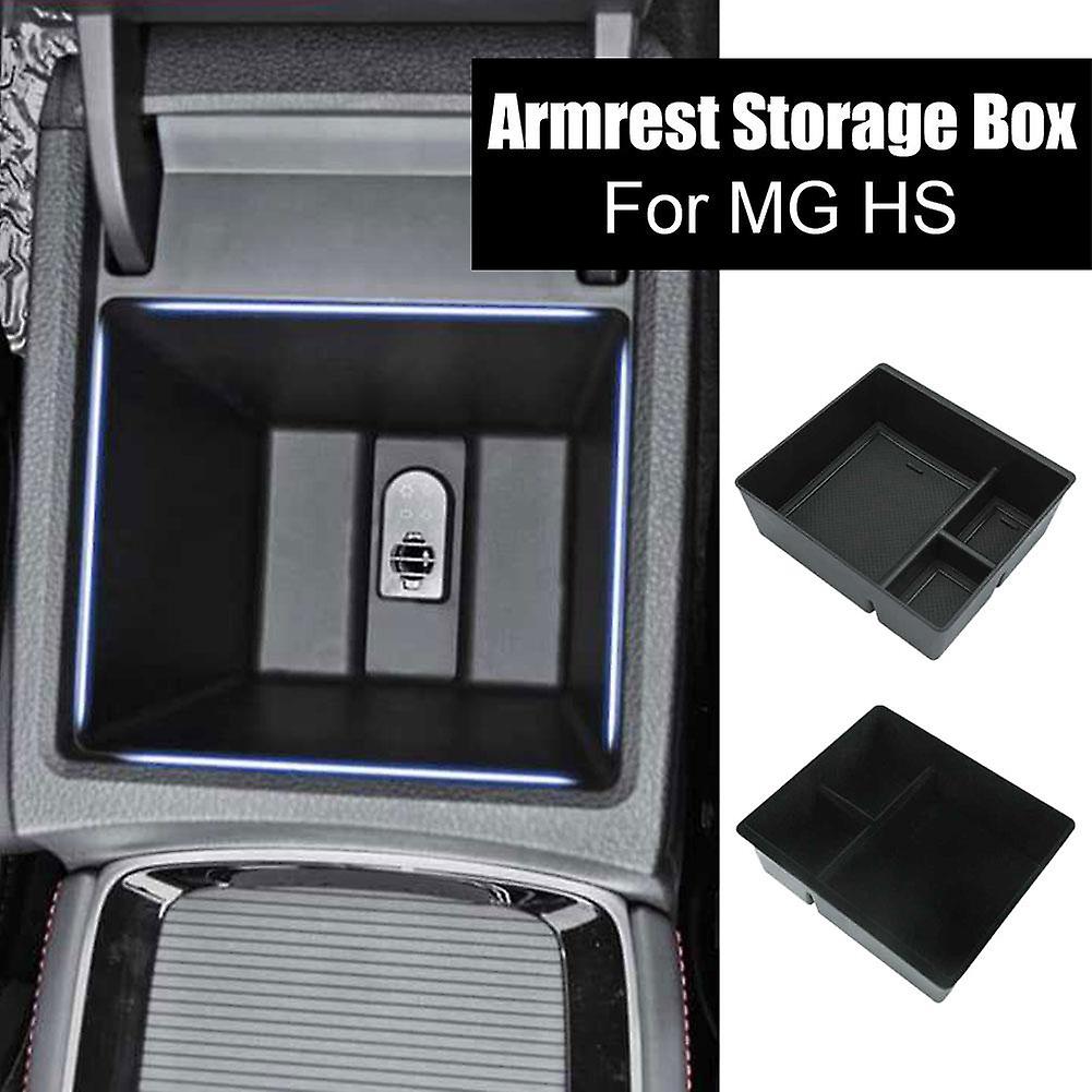 For MG HS Armrest Box Storage Box Organiser Armrest Storage Box Tray ...