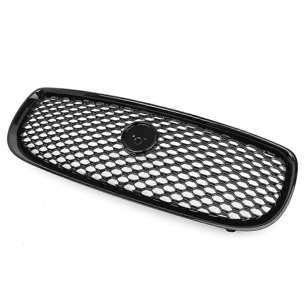 Car Front Grille ABS Exterior Moulding Honeycomb Grill For Jaguar XE 15 ...