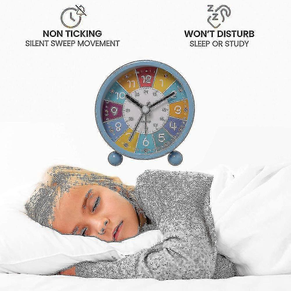 Learning Clock For Kids - Telling Time Teaching Clock - Kids Wall ...