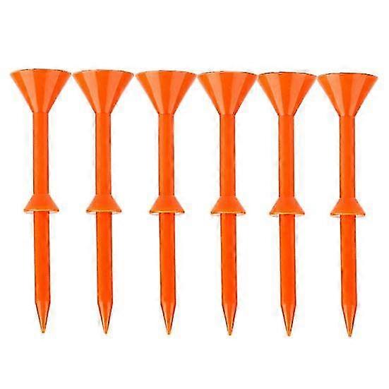 50Pcs Plastic Unbreakable 3 1/4 Inch Golf Tees Durable Stable Vibrant Color Three-layer Large ...