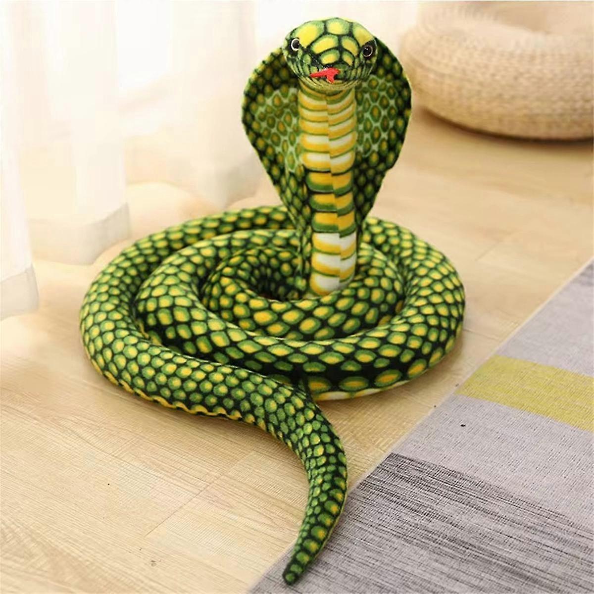 Simulation Doll Cobra Plush Toy Long Python Doll Rag Doll Zodiac Coiled ...