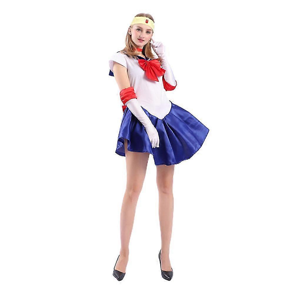 Sailor Moon Cosplay Costume For Womens Minako Aino Venus Dress Anime ...