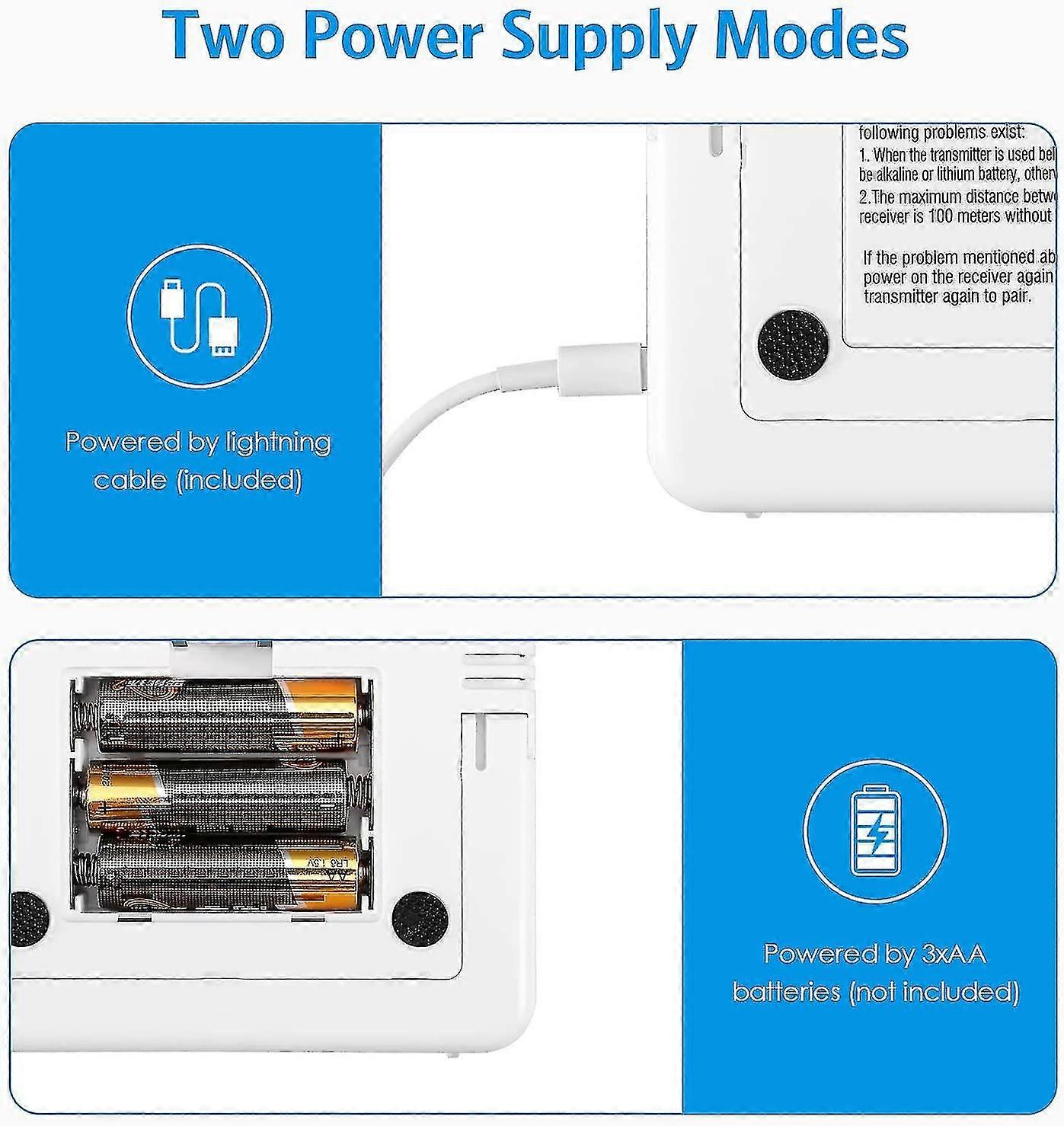 Indoor Outdoor Thermometer, Connected Thermometer With 3 Wireless ...