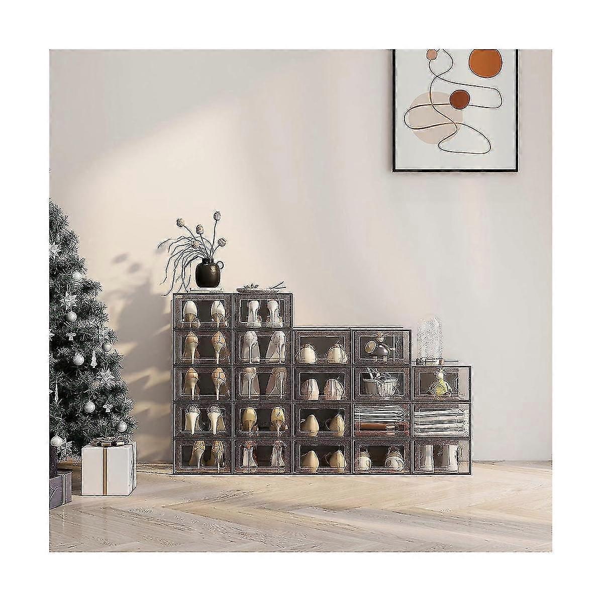 Transparent Shoe Box Storage Box Drawer-type Plastic Shoe Rack ...