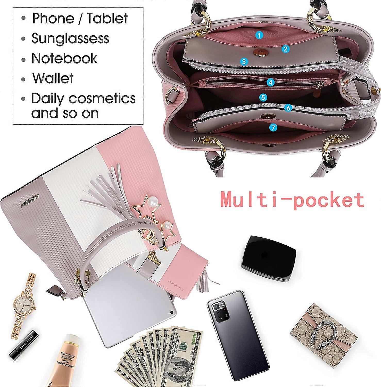 Best Women Handbags with Multiple Interior Pockets and Pretty Colour ...