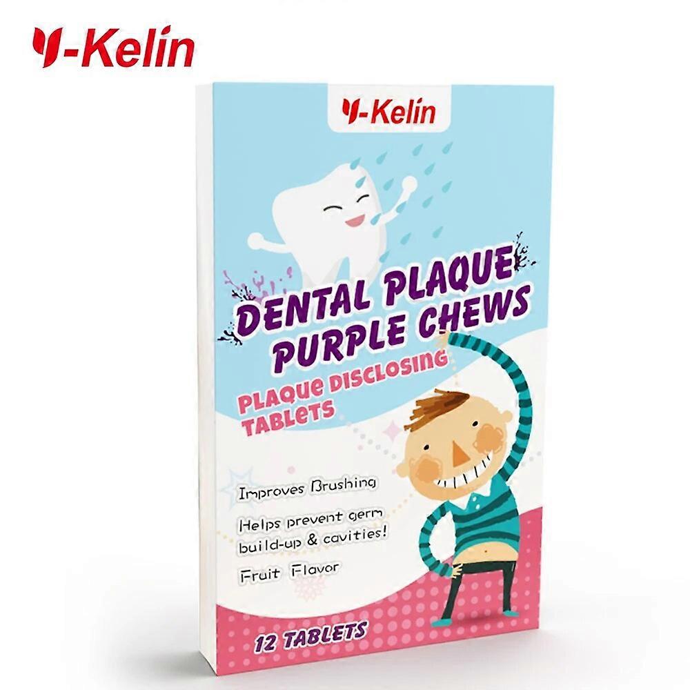 New Package Dental Disclosing Plaque Tablets Detection Agent Purple ...
