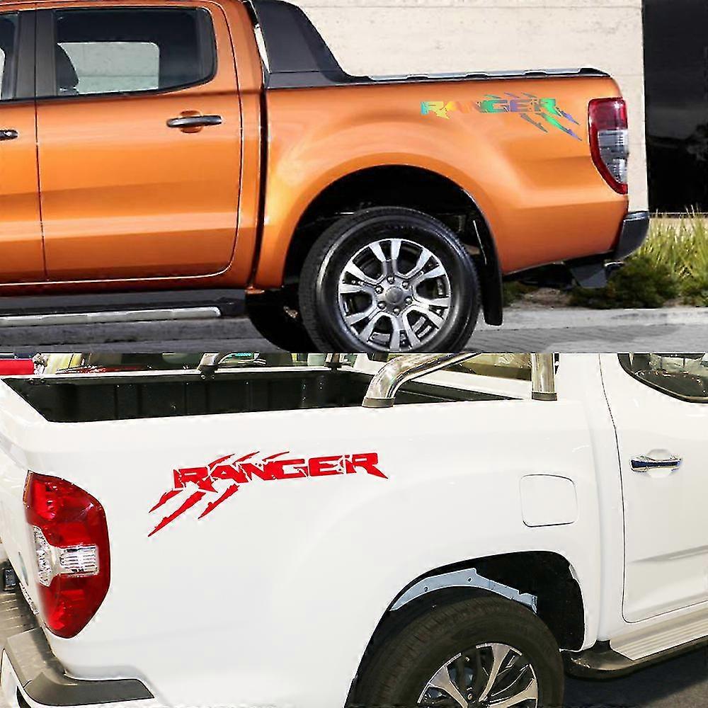 Pickup Box Side Stickers For Ford Ranger Raptor Car Decals Truck Rear ...