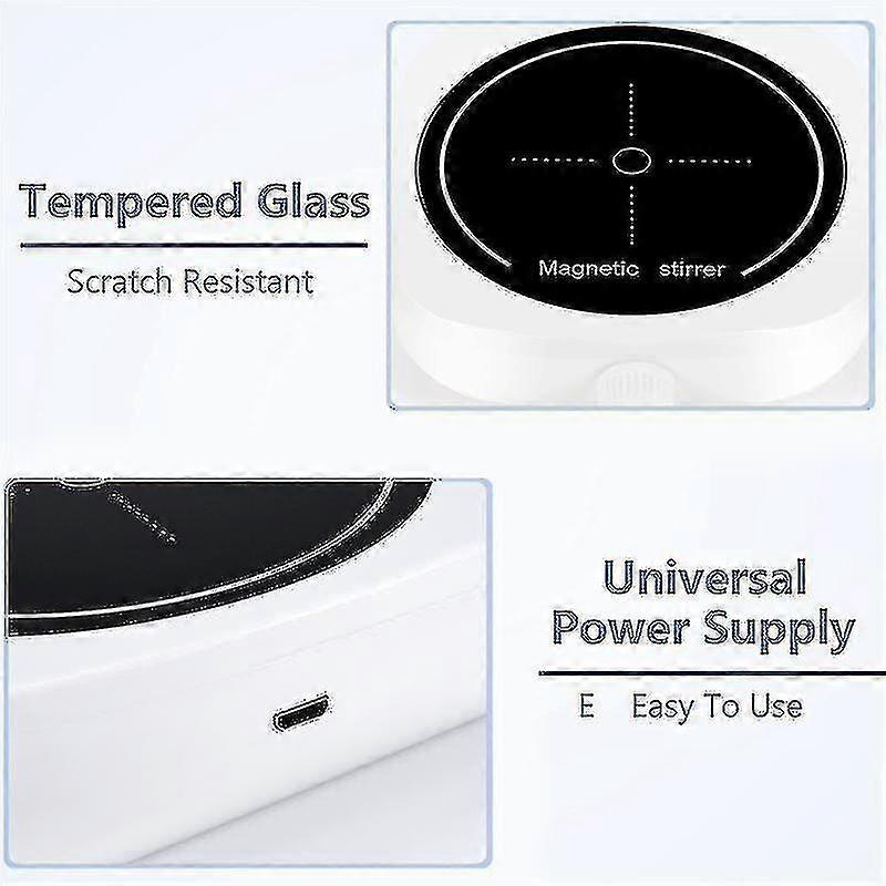 Magnetic Stirrer Mini Lab Stir Mixer Portable Stirrer Plate With Stir ...