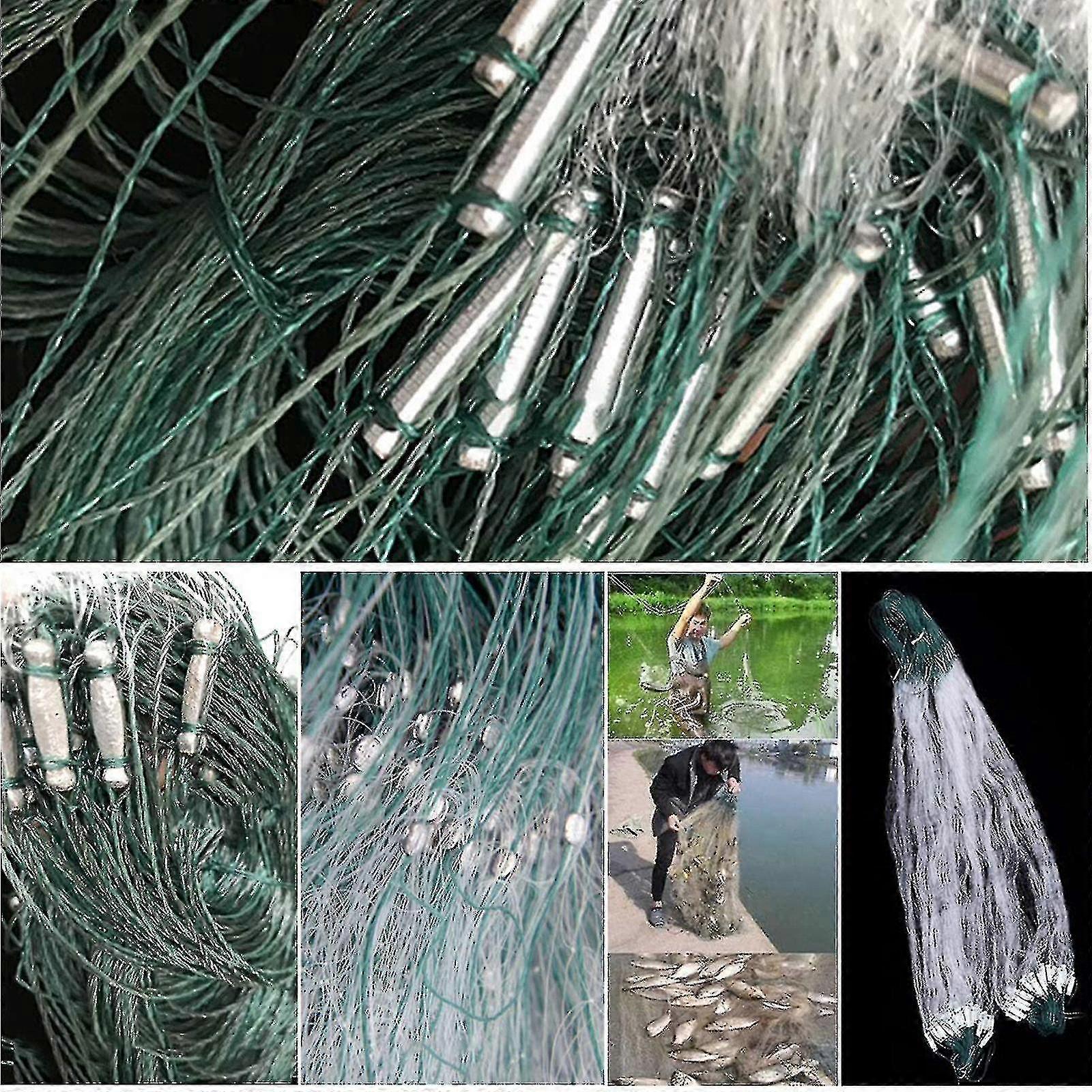 Three Layer Of Float Net Bait Net Fishing Gear Mesh Fishing Net Fishing ...