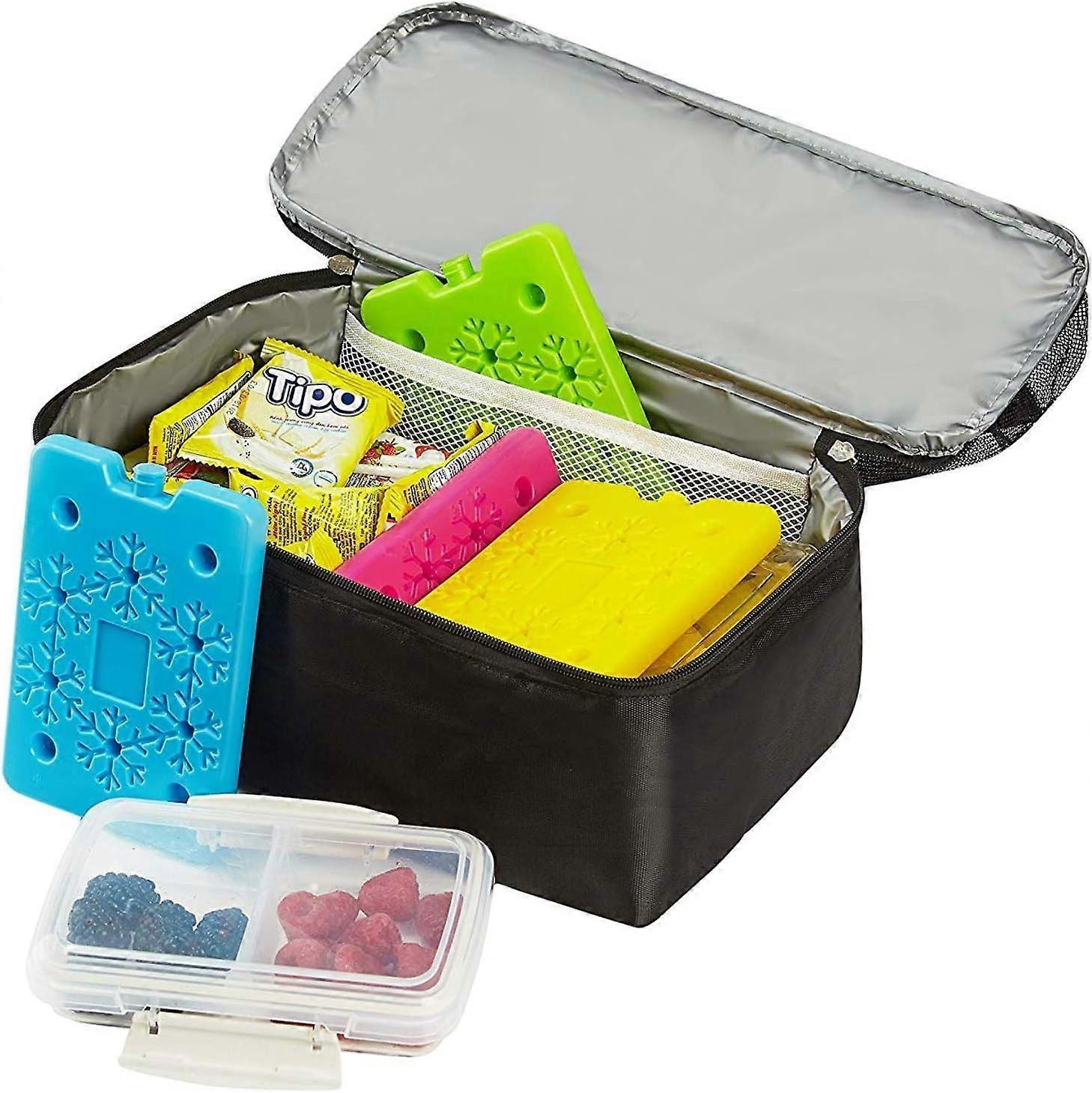 Ice packs for lunch boxes and coolers, BPA free, reusable, long life ...